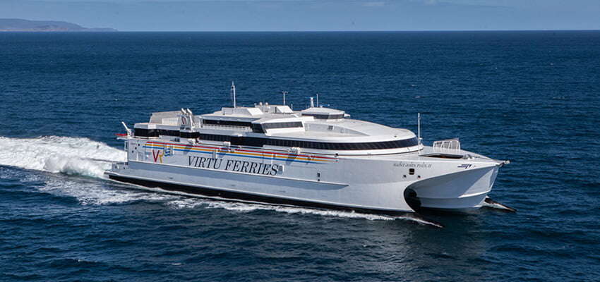 Incat delivers large new fast ferry