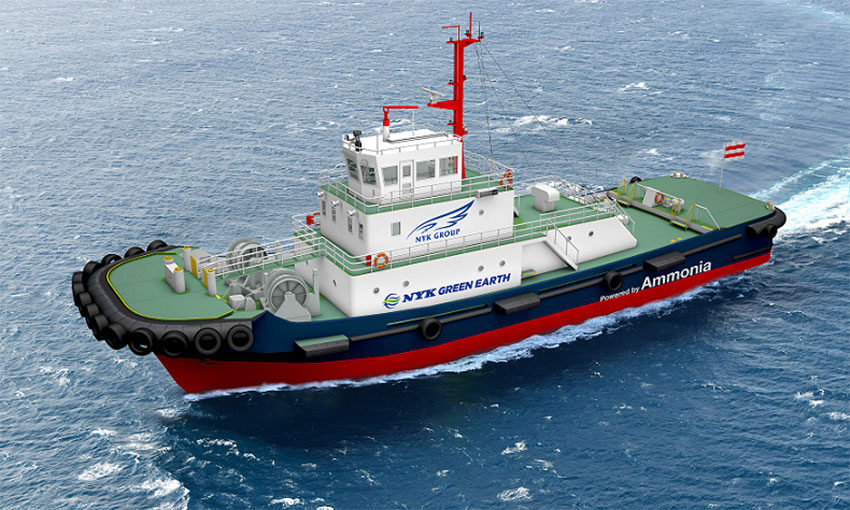 Tugboat Sakigake to be reconfigured to run on ammonia fuel %%sep ...