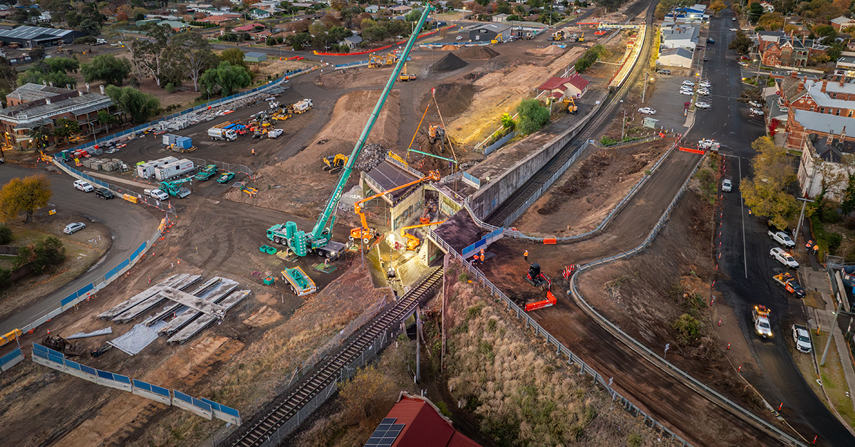 Inland Rail’s transformation of the Euroa railway precinct is underway